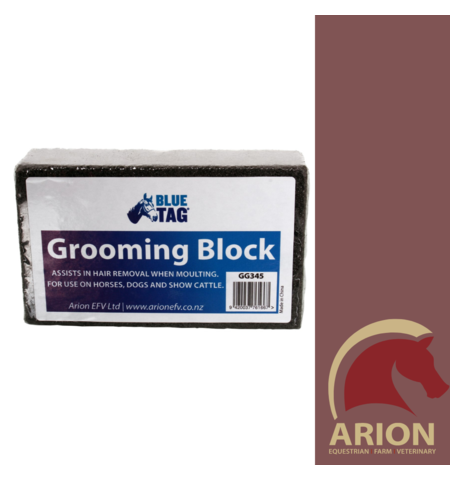 BLUE TAG EASY GROOMING BLOCK - Grooming-Brushes : Champion Equestrian ...